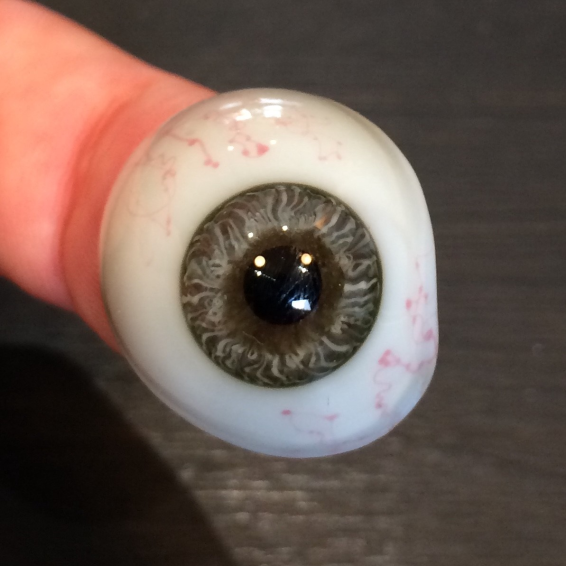Antique glass eye - cristal ball