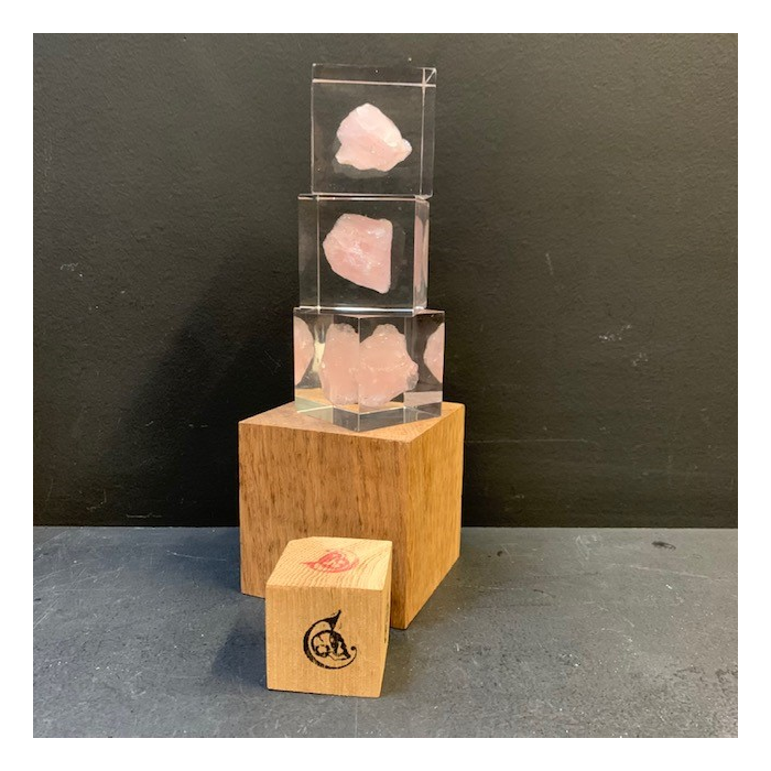 Mineral Inclusion - Pink Quartz