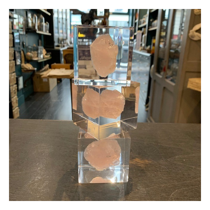 Mineral Inclusion - Pink Quartz