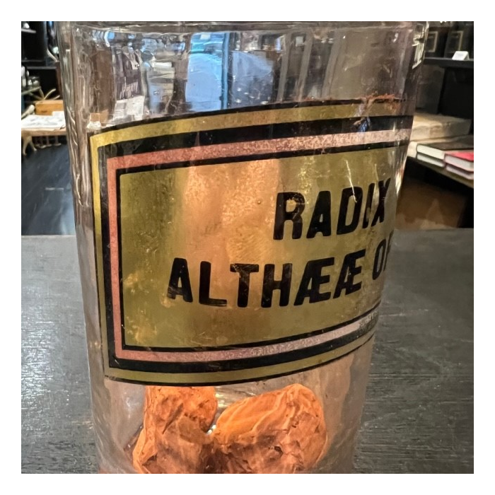 Radix althaeae Off - XIXème siècle - Flacon de pharmacie