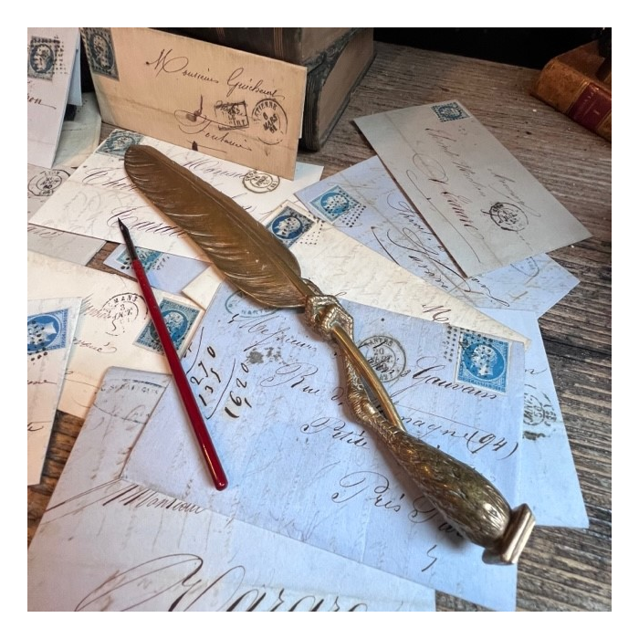 Second Empire Stamped Letter - Napoleon III Stamp - Envelope