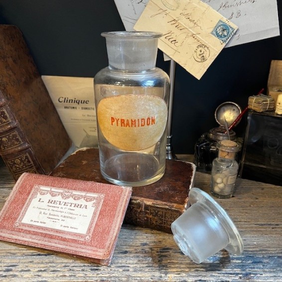Pyramidon - Flacon de pharmacie ancien - Apothicaire