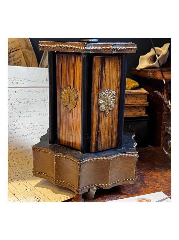Cylindrical cigar box - Napoleon III period - Cigar kiosk