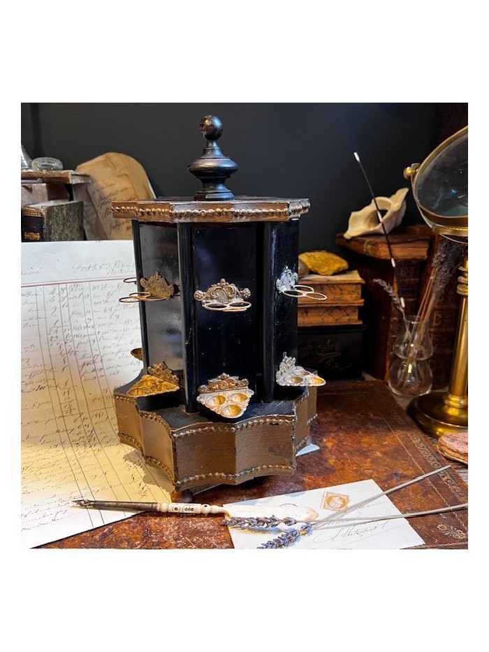 Cylindrical cigar box - Napoleon III period - Cigar kiosk