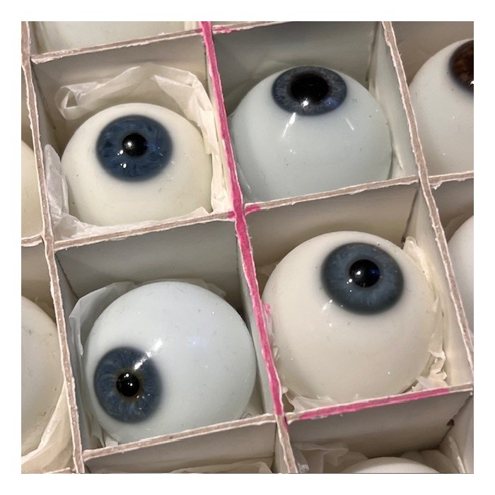 Antique glass eye - Semi-finished - Crystal ball